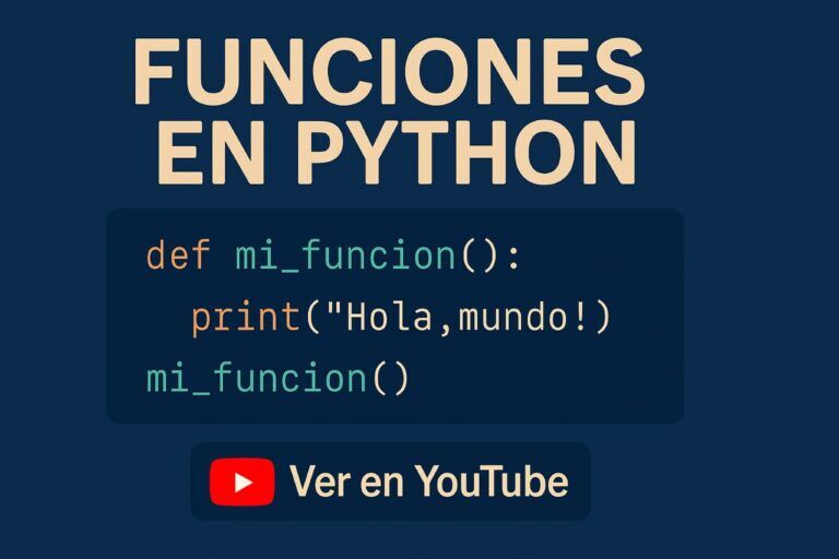 Funciones Python Pythondeep